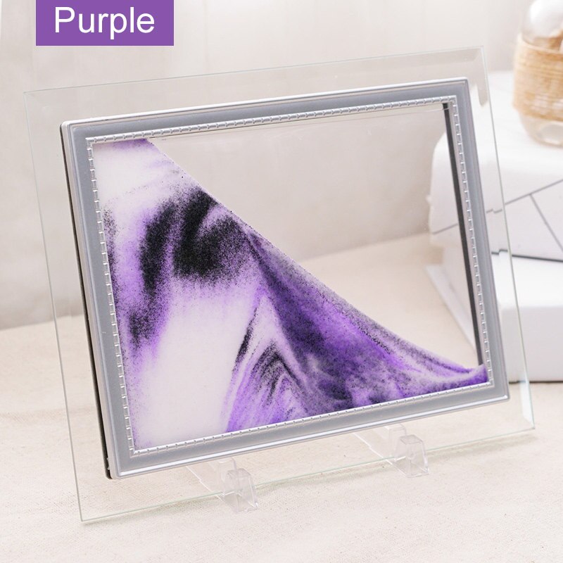 Liquid Sand Frame Landscape Picture Moving Glass F... – Grandado