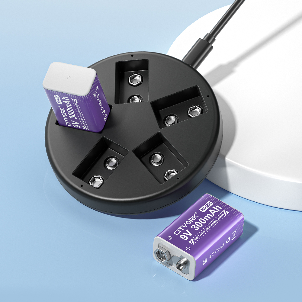 1-10PCS 9V NIMH Rechargeable Battery 9V 6F22 NI-MH... – Grandado