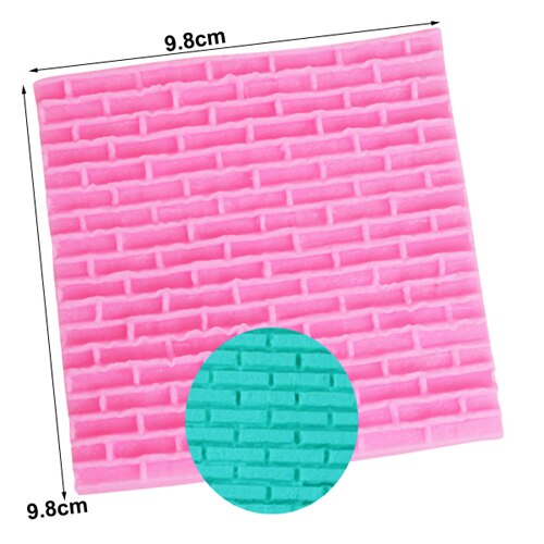 M2020 Castle Brick Wall Texture Cake BorderSilicon... – Vicedeal