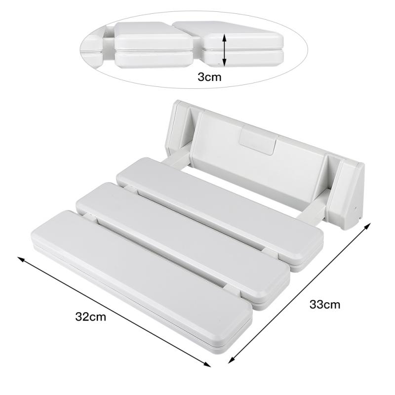 Saving Space ABS Wall Mounted Shower Seats Shower ... – Grandado