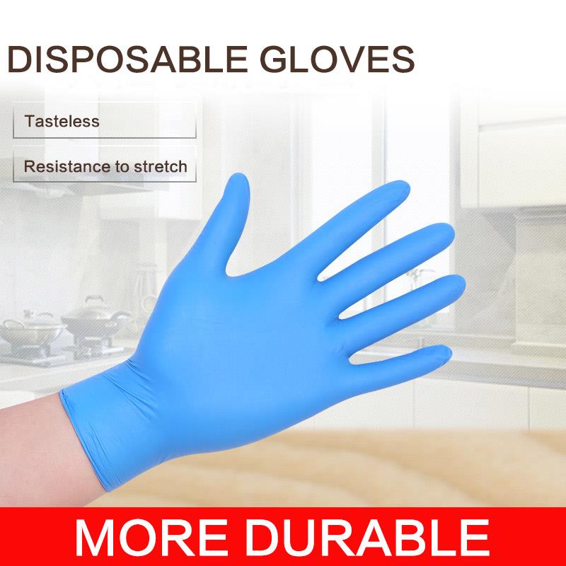 1 piece of disposable latex cleaning gloves blue n... – Grandado