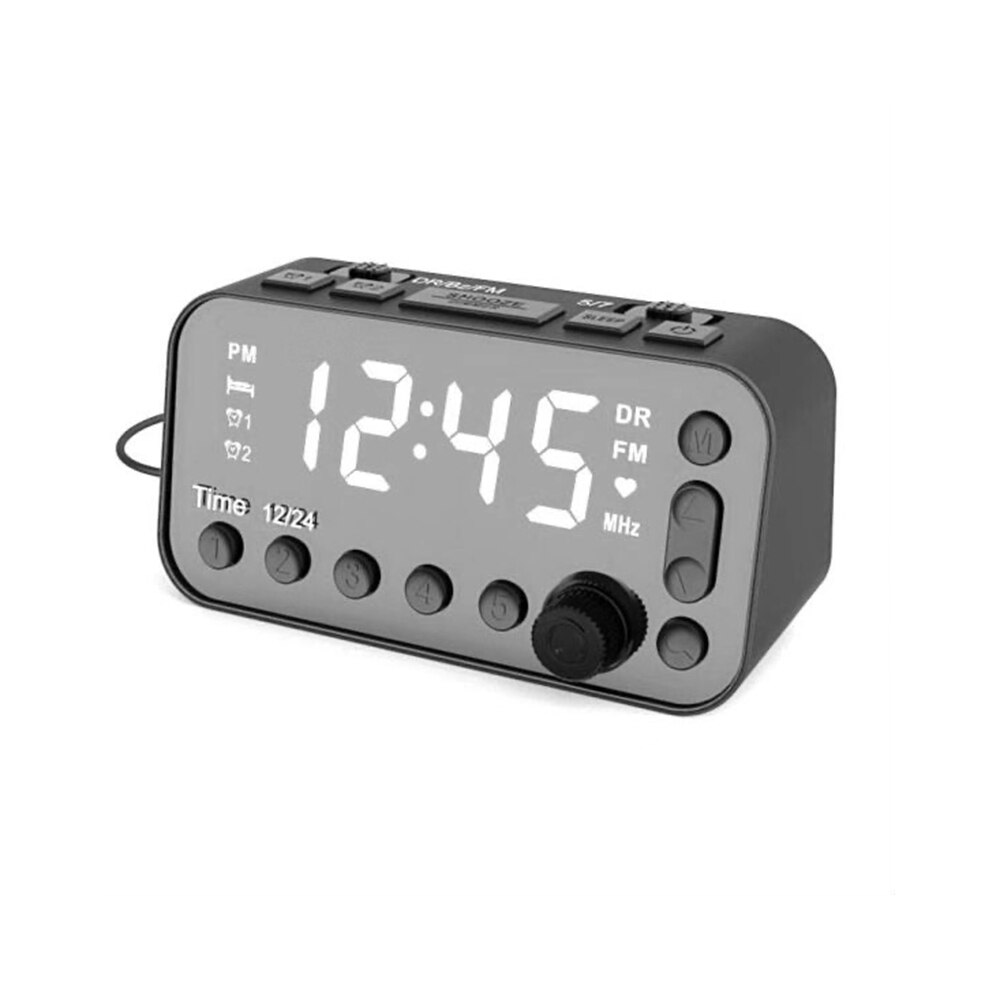 Alarm Clock Digital Display Snooze Table Clock Wak... – Grandado
