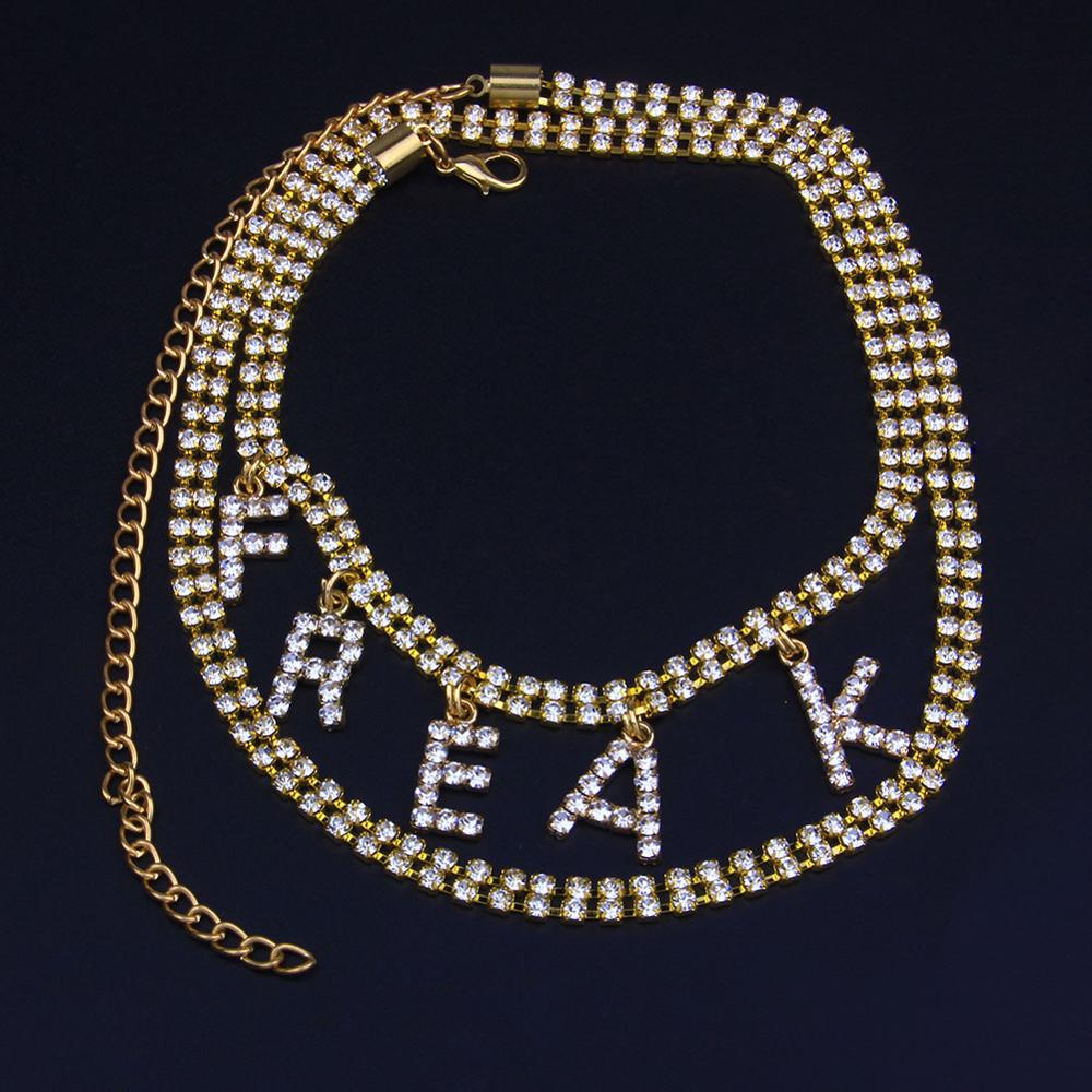 Stonefans Rhinestone Freak Nasty Anklet Bracelets ... – Vicedeal