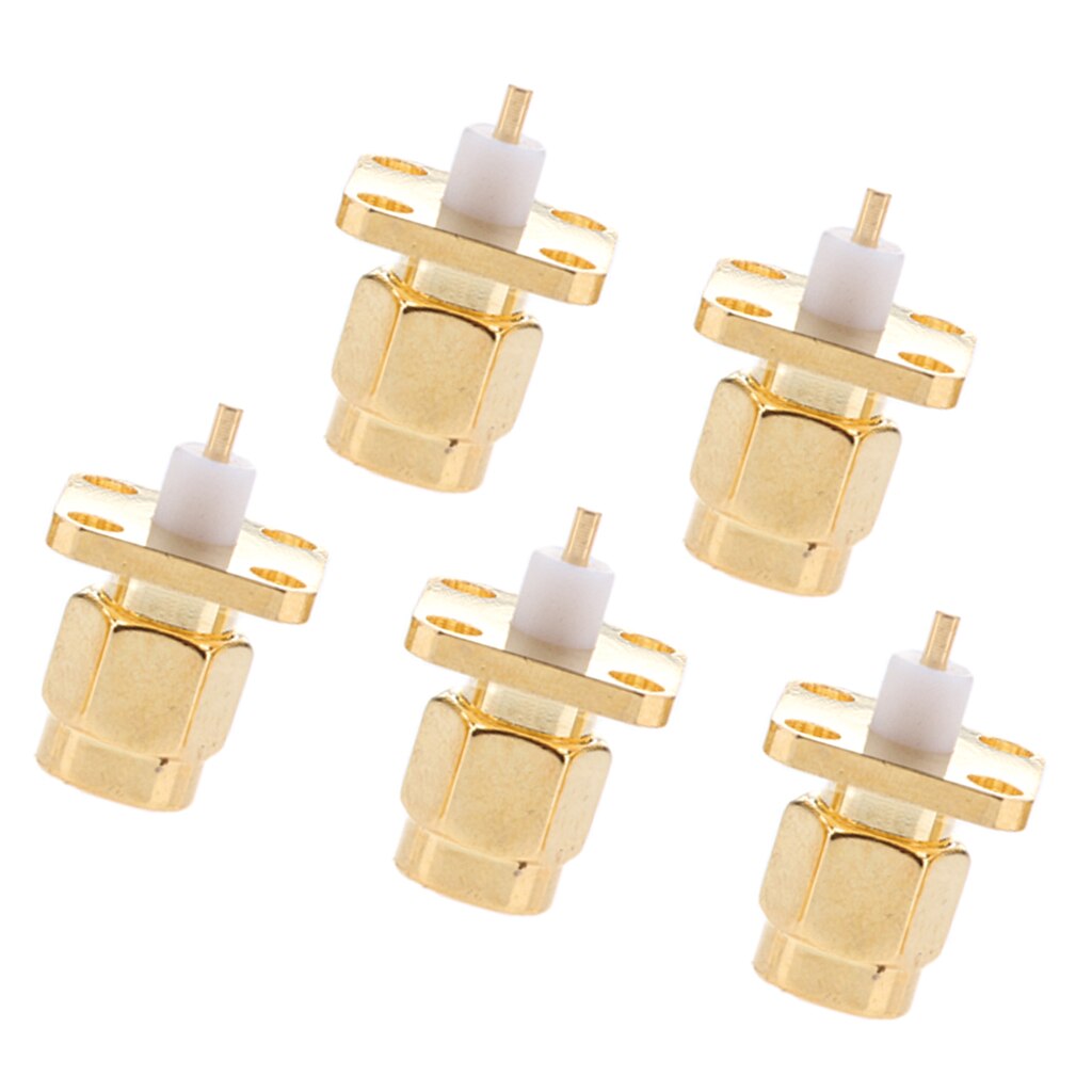 10Pieces SMA Male Jack Chassis Flange Panel Mount ... – Vicedeal