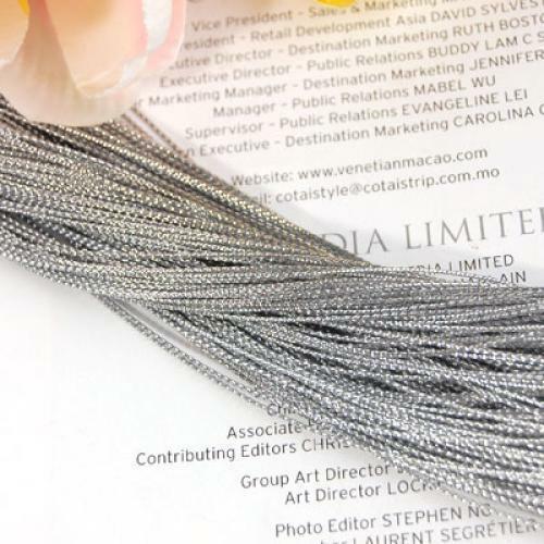 100 yards 1mm Silver Metallic Thread String Cord D... – Grandado