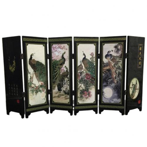 Home Chinese Style Wooden Decorative Screen 6-Pane... – Vicedeal