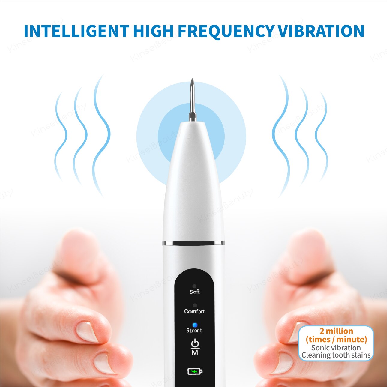 Ultrasonic Dental Scaler 3 Mode Portable Electric ... – Vicedeal