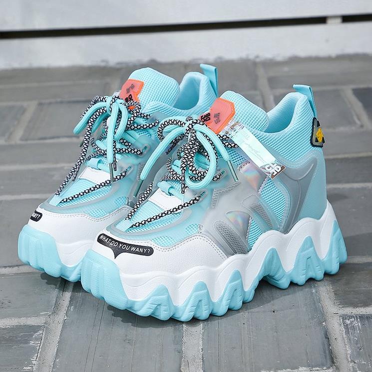 Chunky klackar dam sneakers skor dam sneaker chaus... – Vicedeal