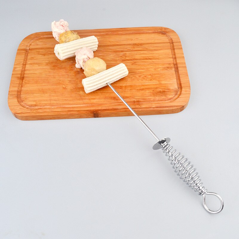 Coil Skewers Roast Meat Prod Spring Handle BBQ Ske... – Vicedeal