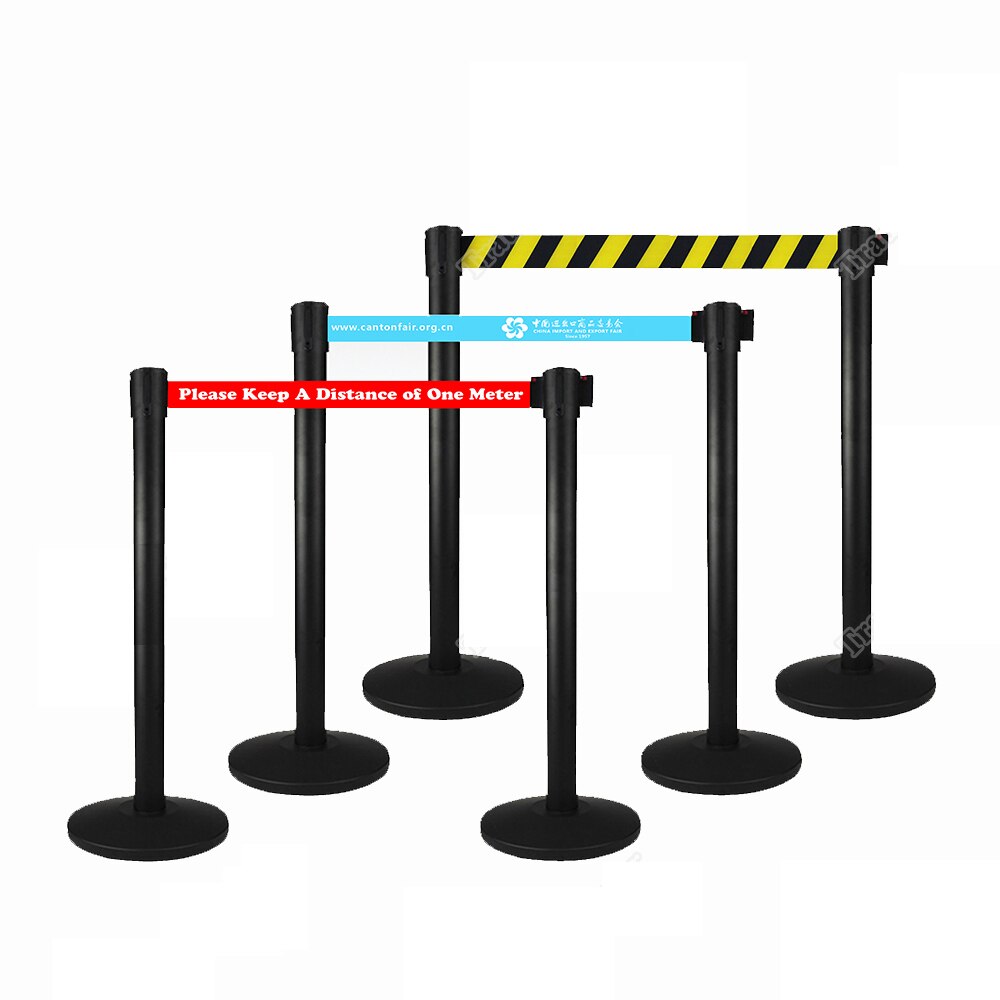 Retractable Stanchions Set Queue Barrier Line Post... – Vicedeal