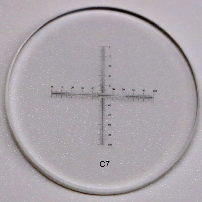 C7 0.1MM DIV Glass Stage Eyepiece Objective Lens S... – Vicedeal