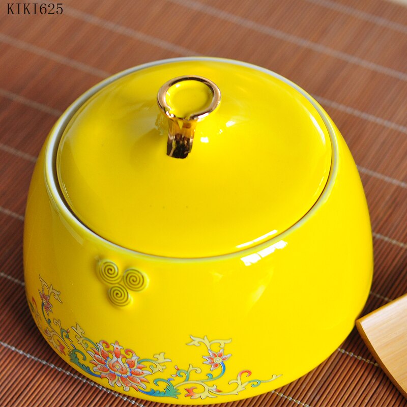 Red Ceramic Storage Jar with Lid Kitchen Seasoning... – Grandado