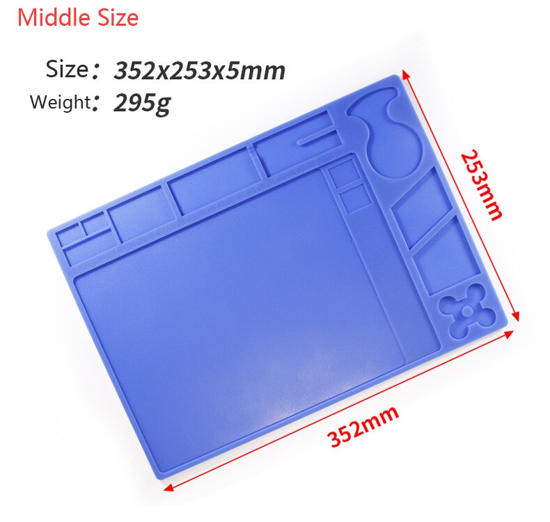 YIHUA Heat Resistant Soldering Mat With Magnetic H... – Vicedeal