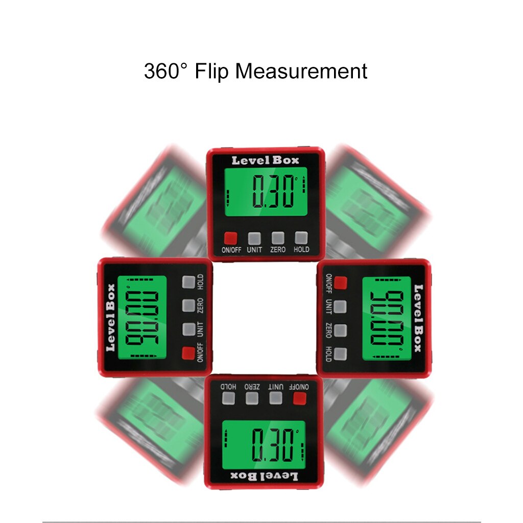 Digital Protractor Inclinometer Level Box Angle Fi... – Vicedeal