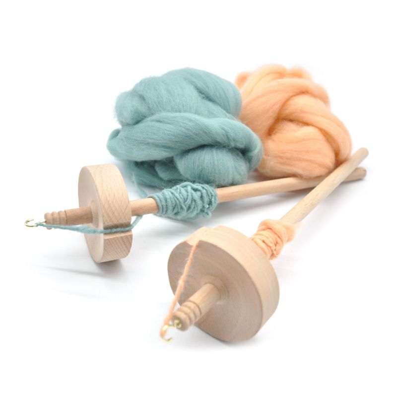 Wooden Spindle Top Hand Whorl Spin Tool Craft Sewi... – Vicedeal