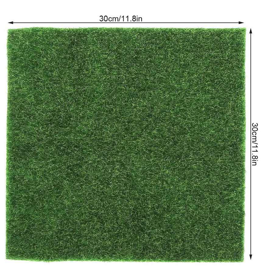 5Pcs Square Shaped Garden Artificial Grass Lawn Tu... – Vicedeal