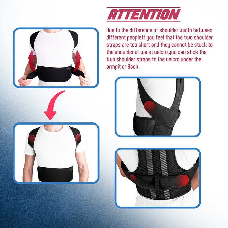 Back Correction Belt Adult Back Fixing Belt Male A... – Vicedeal