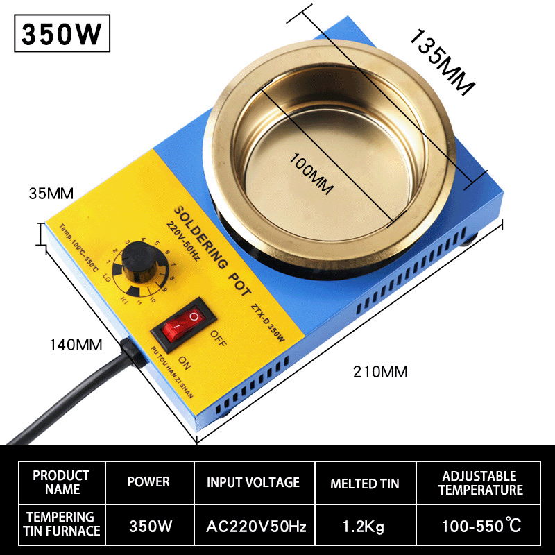 Solder Pot Tin Melting Furnace Thermoregulation So... – Vicedeal