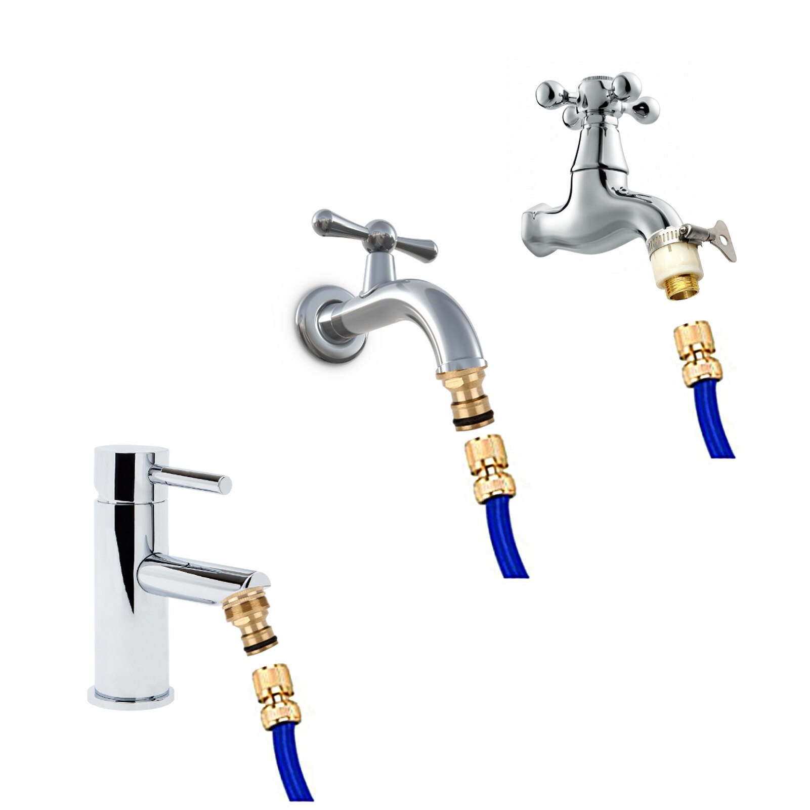 Universal Tap Kitchen Adapters Brass Faucet Tap Co... – Grandado