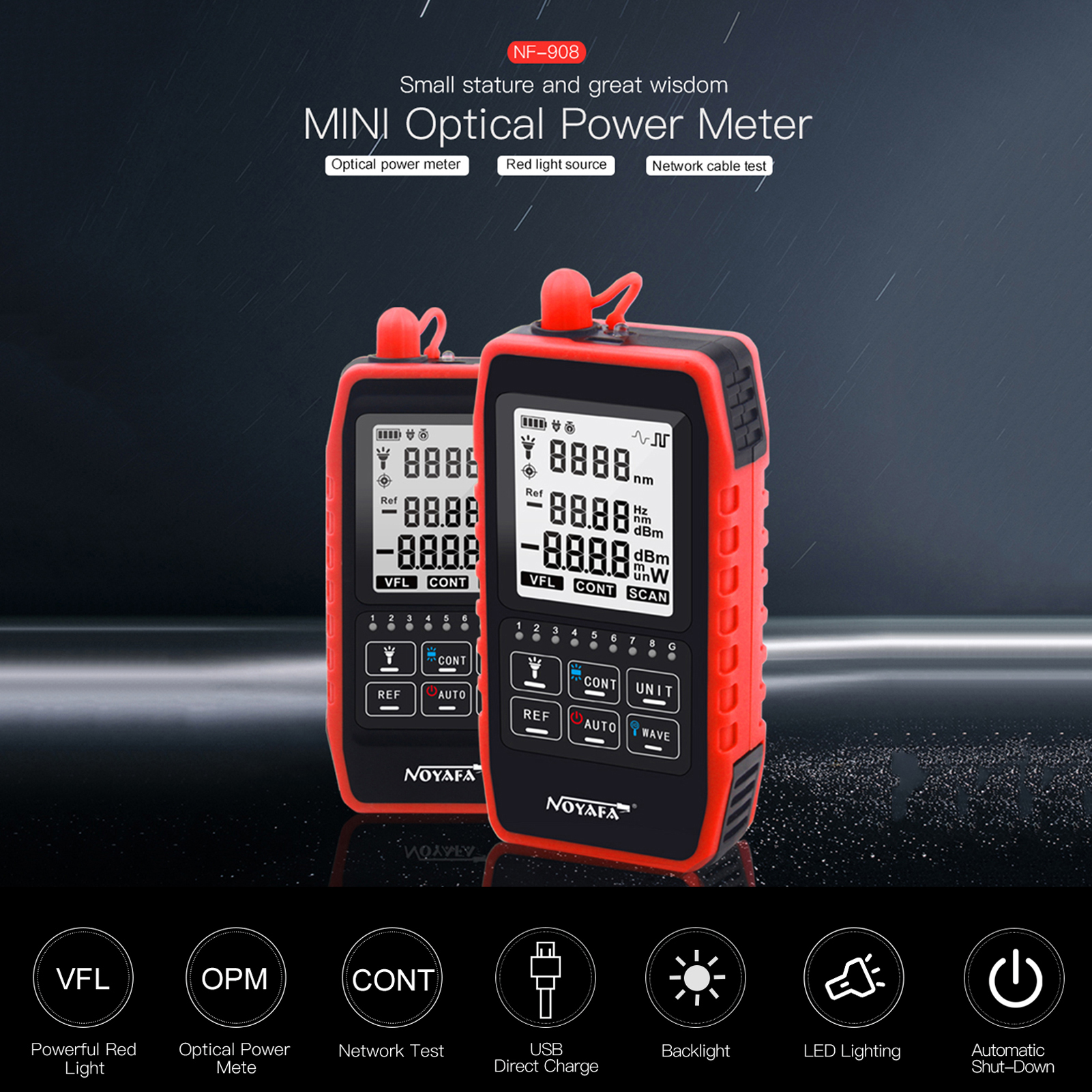 Multifunctionele Mini Optical Power Meter Opm Visu... – Vicedeal