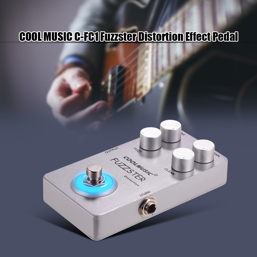 COOLMUSIC C-FC1 Fuzzster Distortion Guitar Effect ... – Grandado