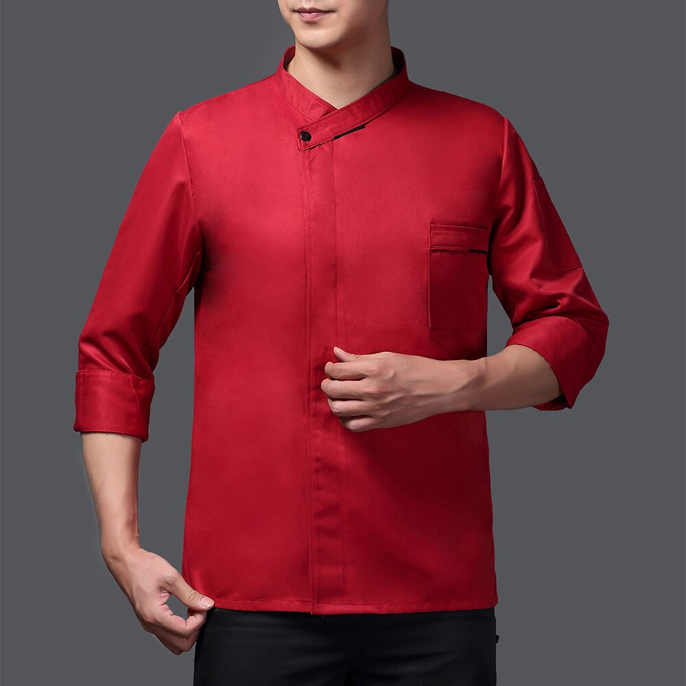 Unisex Breathable Short Sleeve Shirt Hotel Kitchen... – Grandado