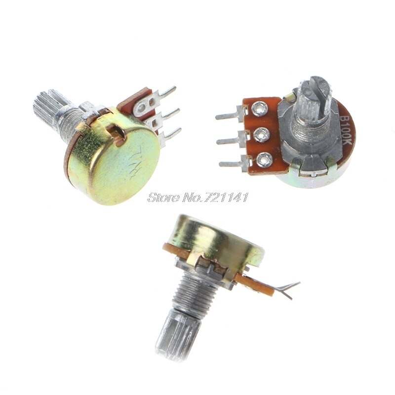10 Pcs WH148 Single Linear Potentiometer Set B1K 2... – Grandado