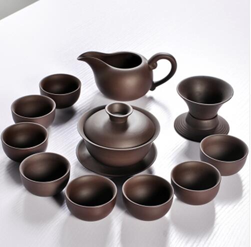 Ceramic Yixing Purple Clay Tea Set Kung Fu Pot Inf... – Vicedeal