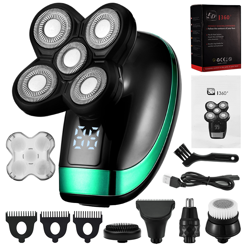 5 in 1 Rechargeable Electric Shaver Five Floating ... – Grandado