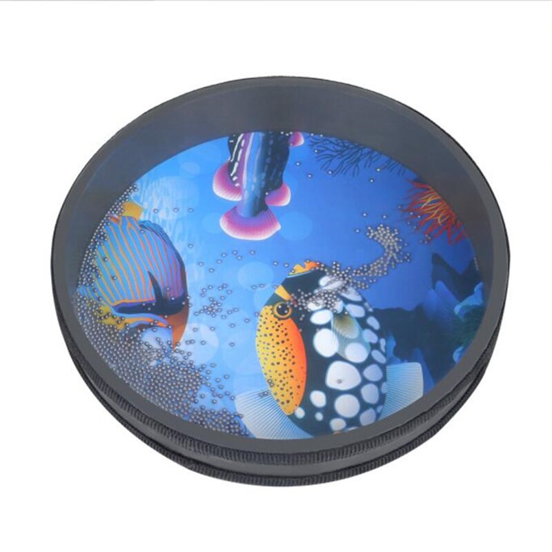 10 Inch Ocean Drum Wooden Handheld Sea Wave Drum P... – Vicedeal