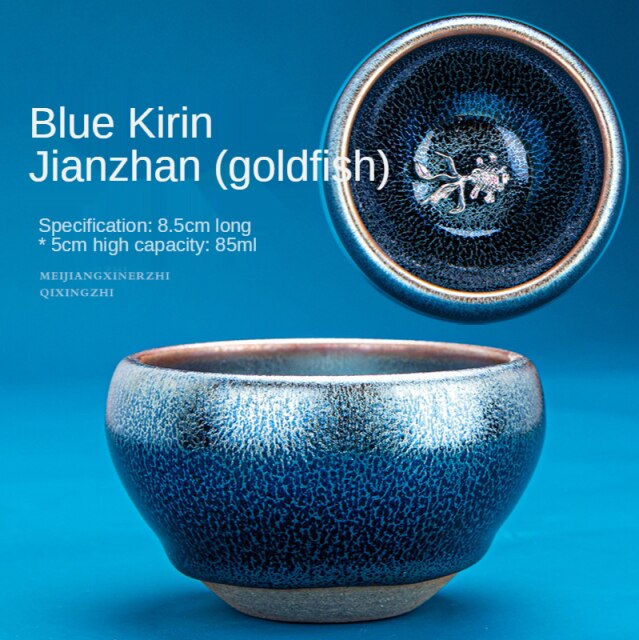 Kiln Change Household Blue Cup Master Mug Inlaid S... – Grandado