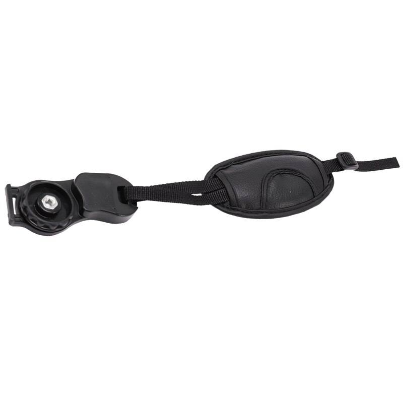 Black Hand Grip Camera Strap Pu Leather Hand Strap... – Grandado