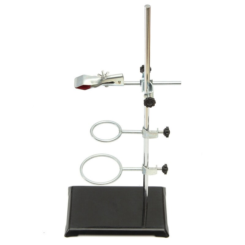 1 Set 35cm High Retort Stand Iron Stand With Clamp... – Grandado