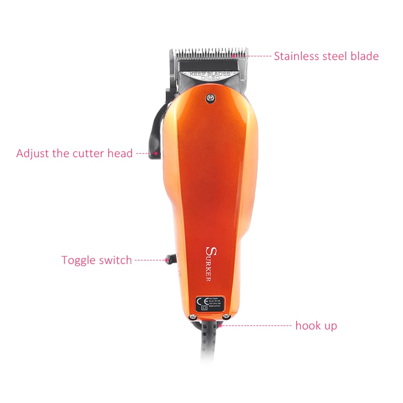 Hair Clipper Cordless Hair Cutter Barber R Type Ob... – Vicedeal