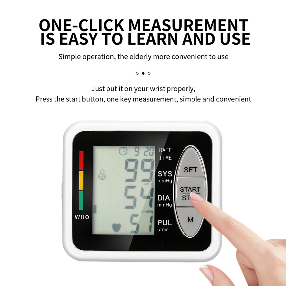 Electronic Sphygmomanometer Blood Pressure Monitor... – Vicedeal