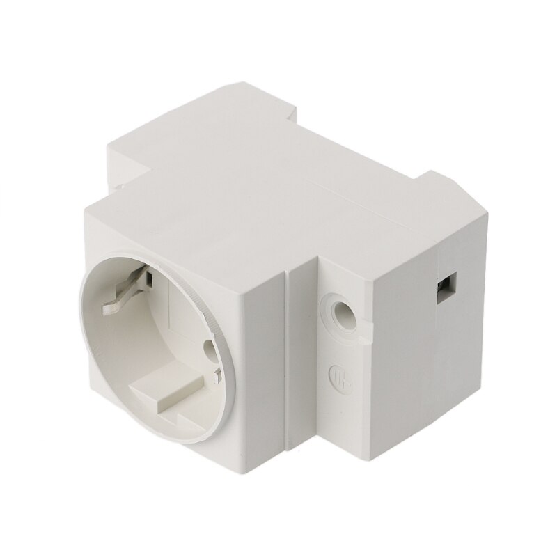 EU Type 35mm DIN Rail Mount AC Power Socket 16A 25... – Grandado