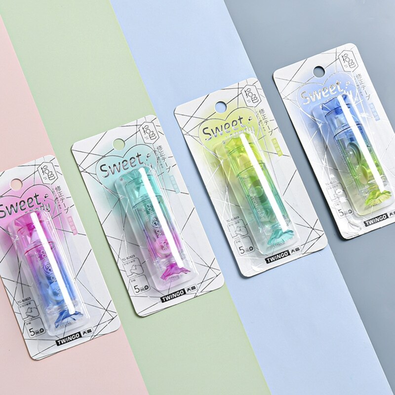 4pcs/set Kawaii Candy Gradient Color White Out Cor... – Vicedeal