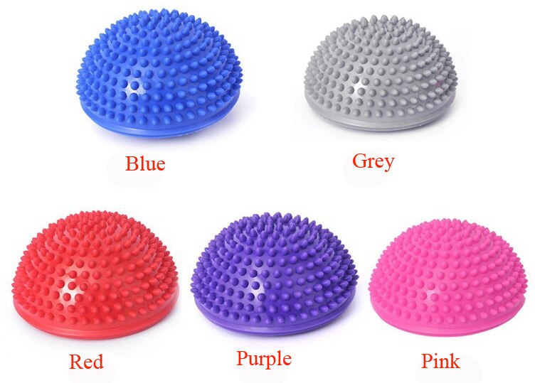 Pvc Opblaasbare Yoga Ballen Massage Punt Half Fitb Grandado