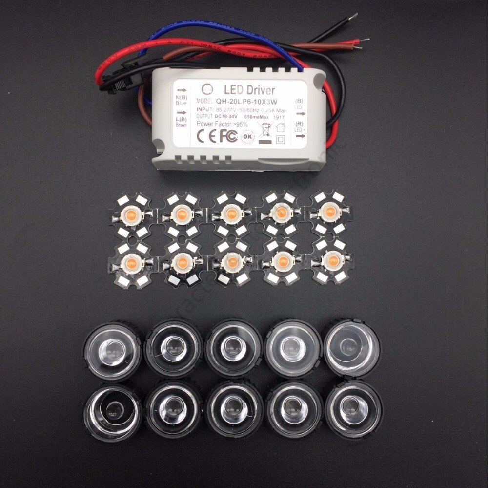 10pcs 3W Plant Grow Full Spectrum 400-840nm High P... – Vicedeal
