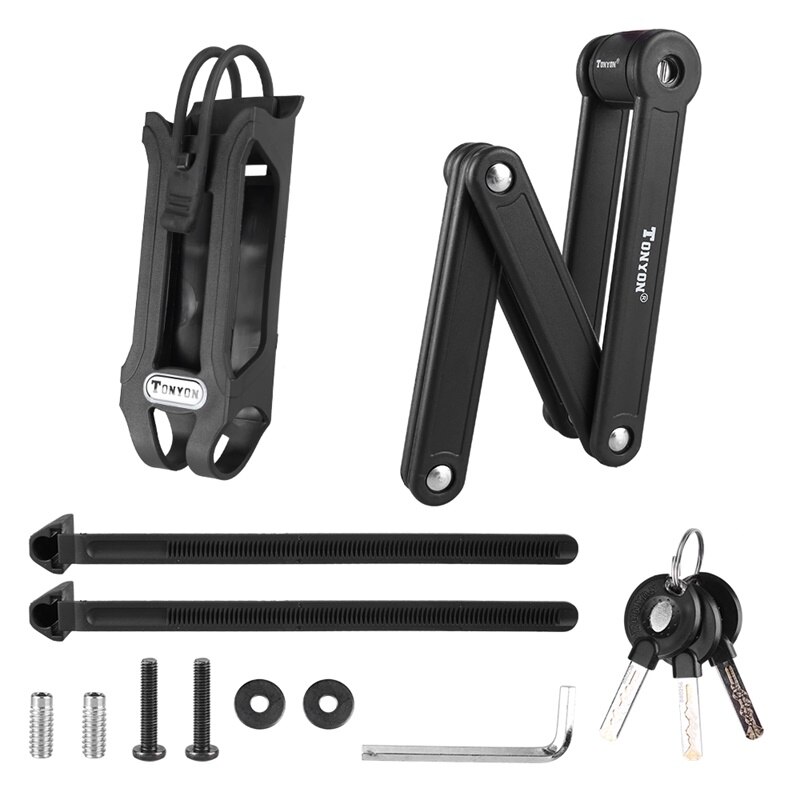 Foldylock Compact Fiets Lock Anti Diefstal Mini Op... – Vicedeal