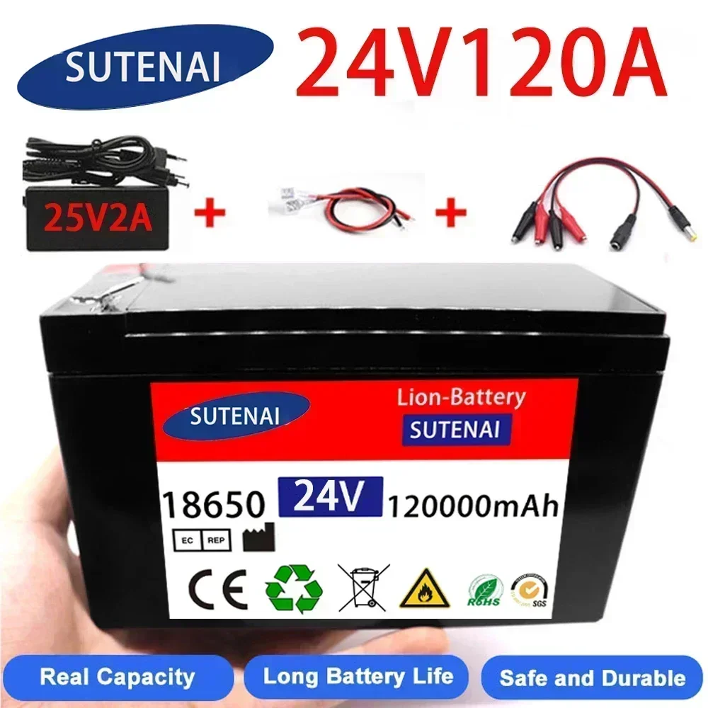 24v 120A Li Ion 18650 Battery Electric Vehicle Lit... – Grandado