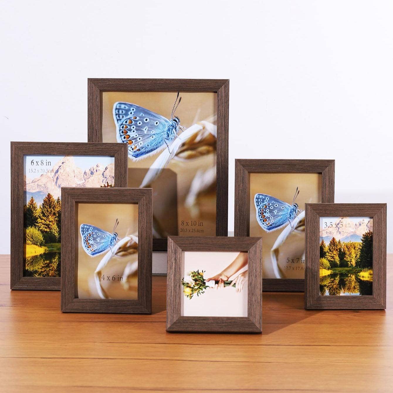 Wooden Photo Frame Home Decor Vintage Solid Wood P... – Vicedeal
