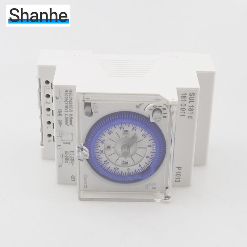 Analog Mechanical Timer Switch 110V-220V 24 hours ... – Grandado