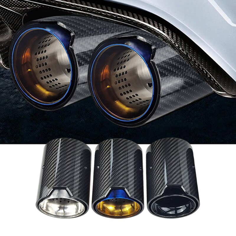 1 Stuk Glossy Carbon Fiber Multicolor Stainles Uit... – Vicedeal