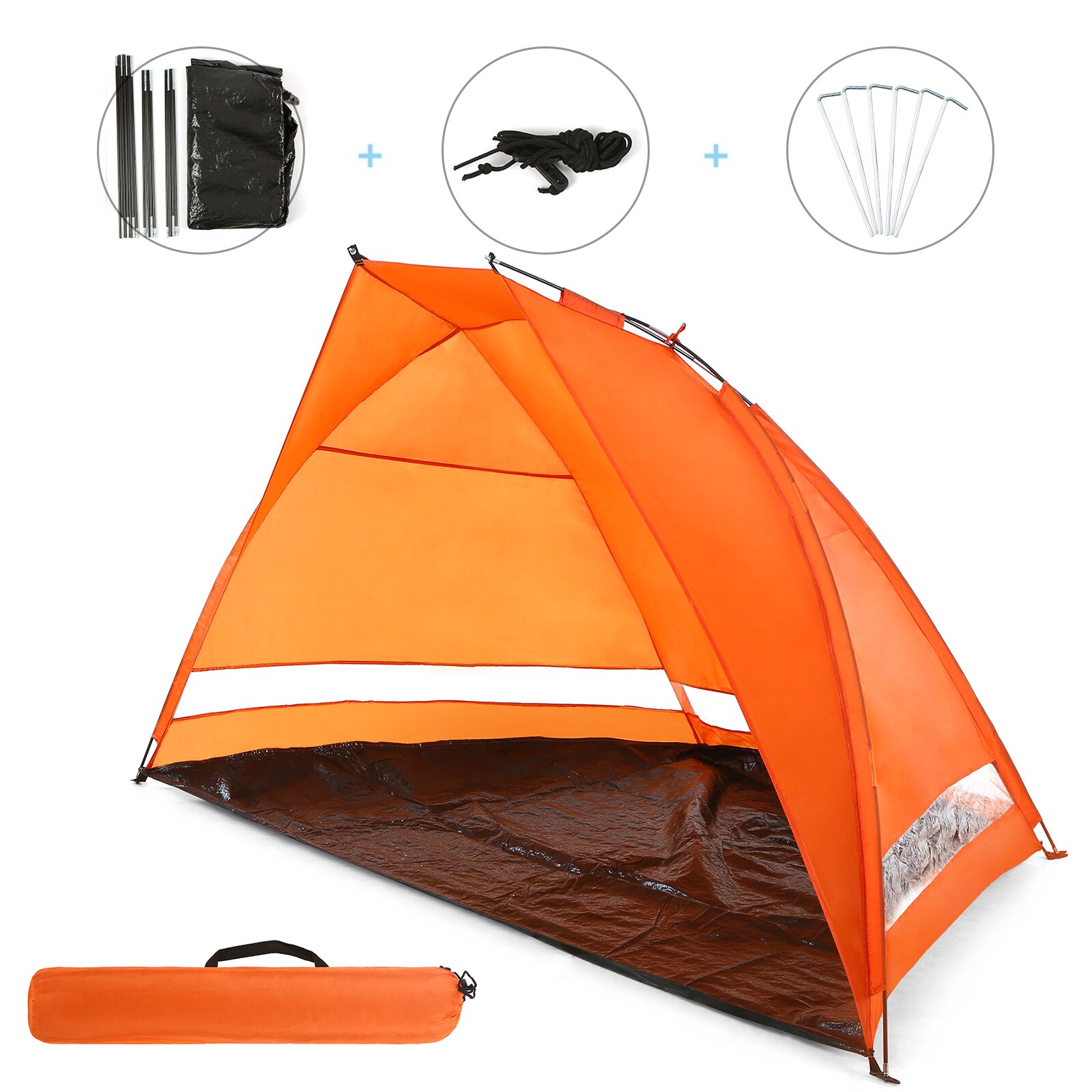 Lightweight Portable Sun Shelter Beach Tent Summer... – Vicedeal