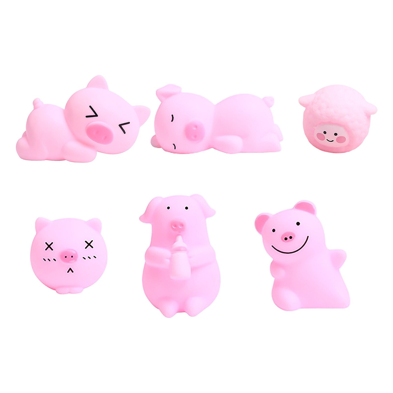 Pig Cute Pink Toy To Vent Children Bath Pig Pinchi... – Grandado