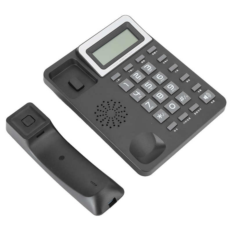 Home Office Landline Telephone Desktop Corded Fixe... – Vicedeal