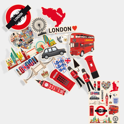 20PCS Vintage England nostalgic stickers suitcase ... – Grandado
