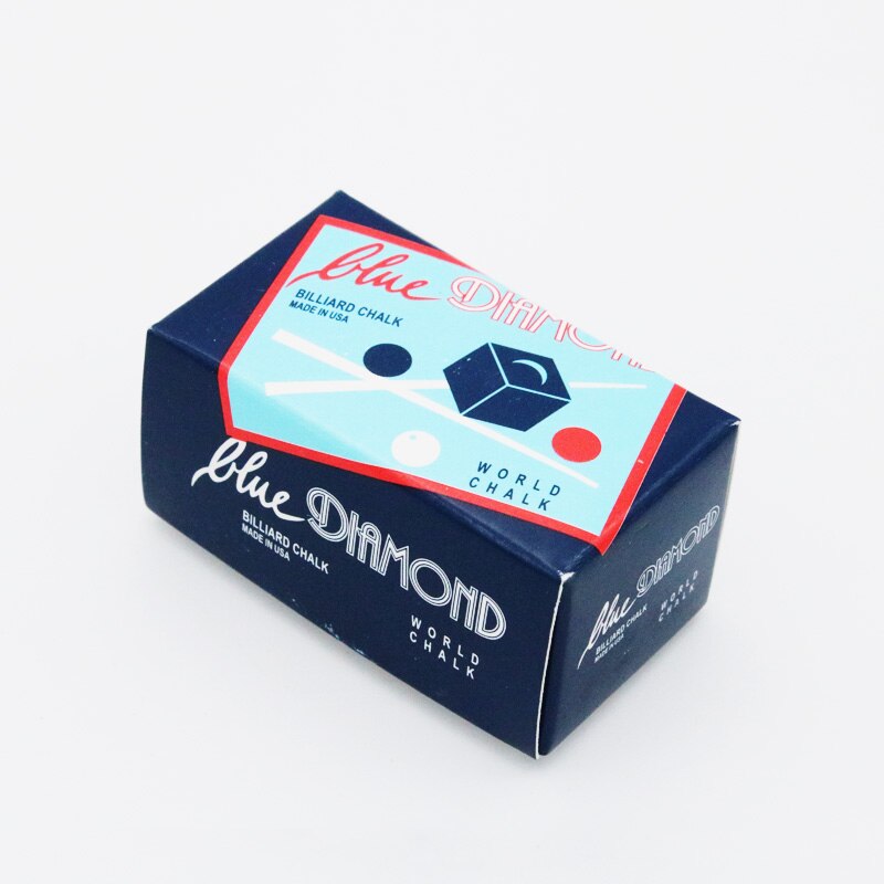 Diamond blue 2pcs/box pool snooker cue stick chalk... – Grandado