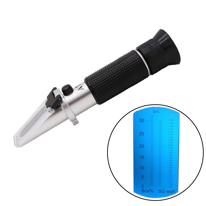 Dual Scale Brewing Refractometer Brix/SG Scale w/A... – Grandado